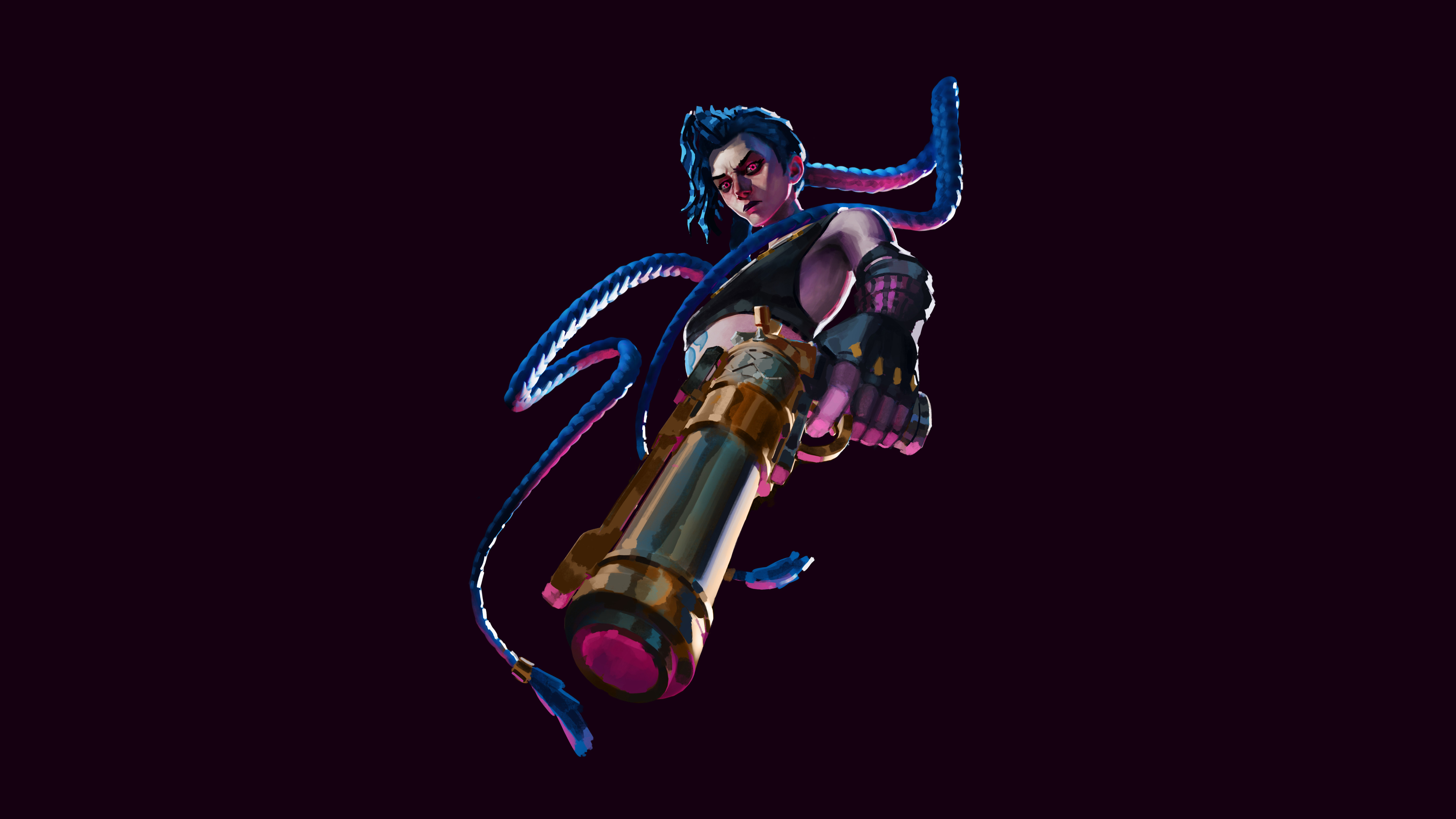 Jinx Crazy Diamond The Loose Cannon Wallpaper,HD Games Wallpapers,4k ...