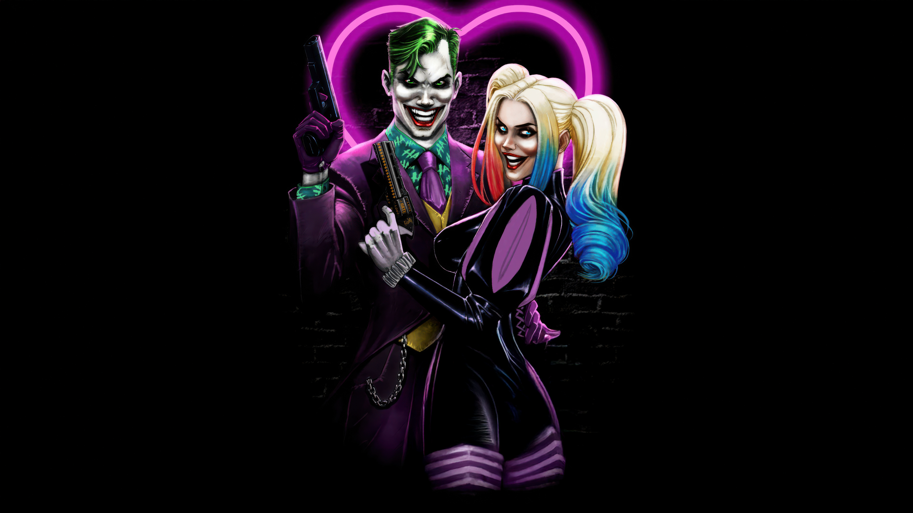 Joker X Harley Edge Of Tomorrow Wallpaper,HD Superheroes Wallpapers,4k Wallpapers,Images ...