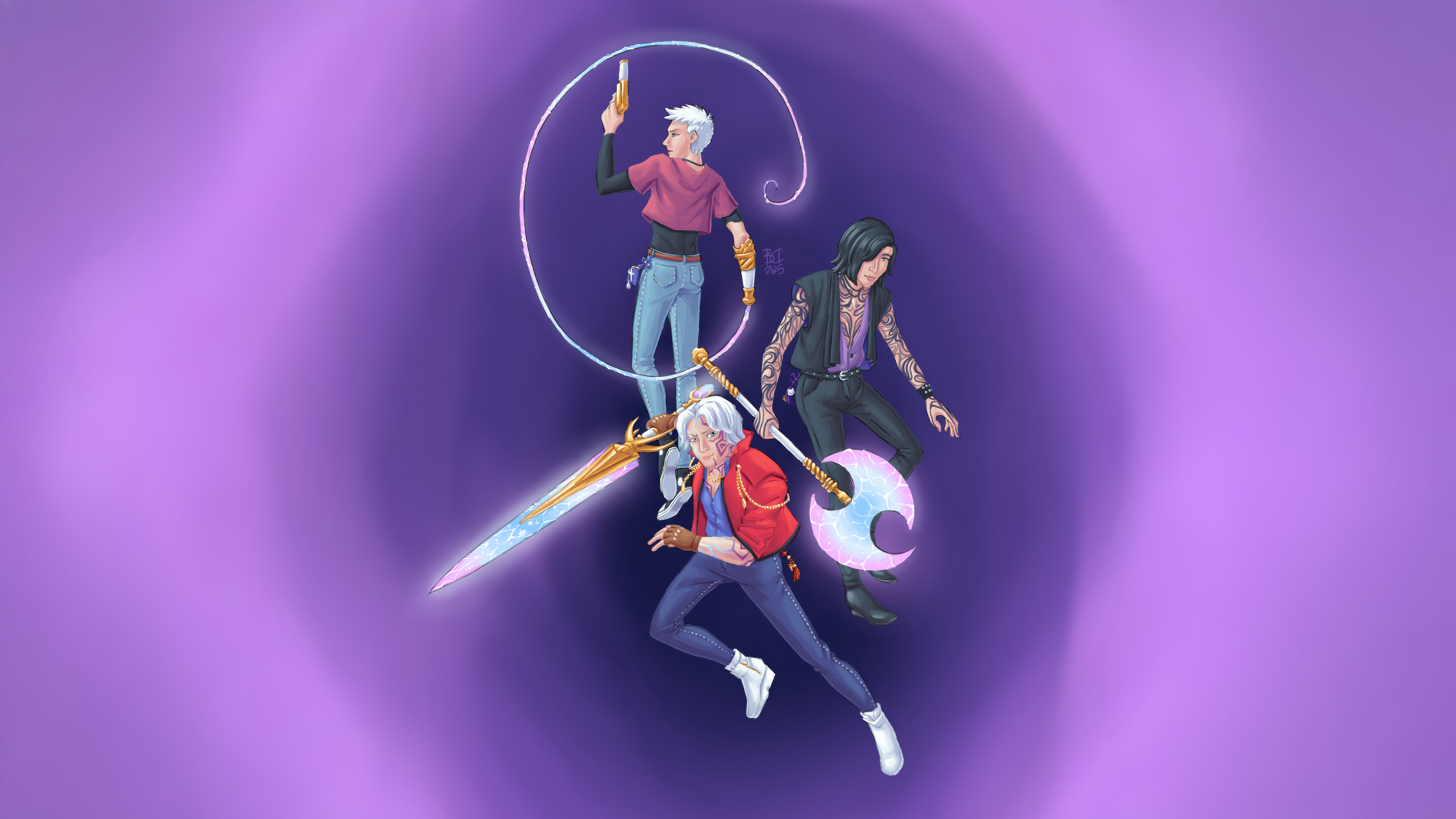 1920x1080 Kpop Demon Hunters X Devil May Cry Laptop Full HD 1080P ,HD ...