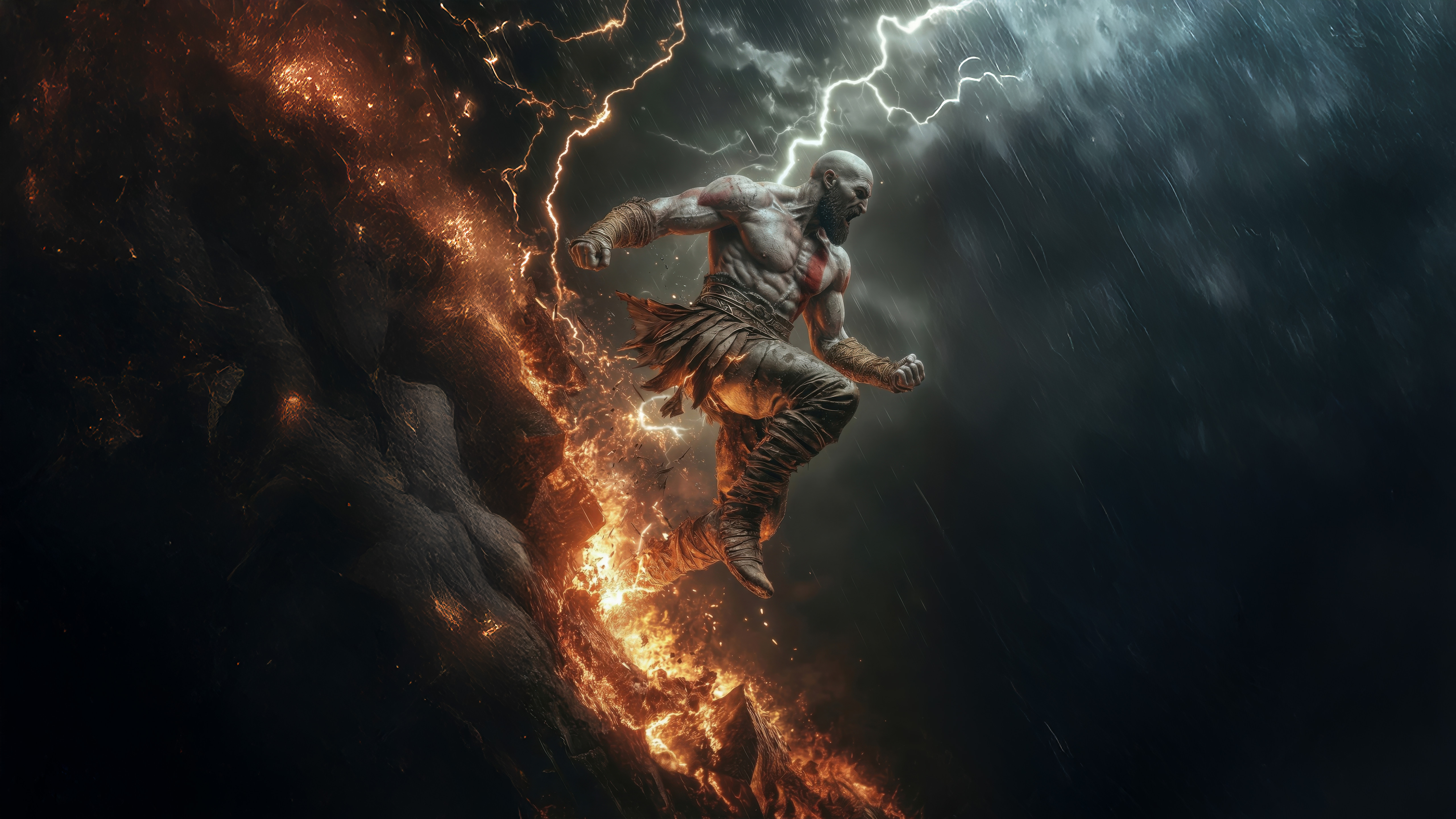 1366x768 Kratos Divine Wrath Laptop HD ,HD 4k Wallpapers,Images ...