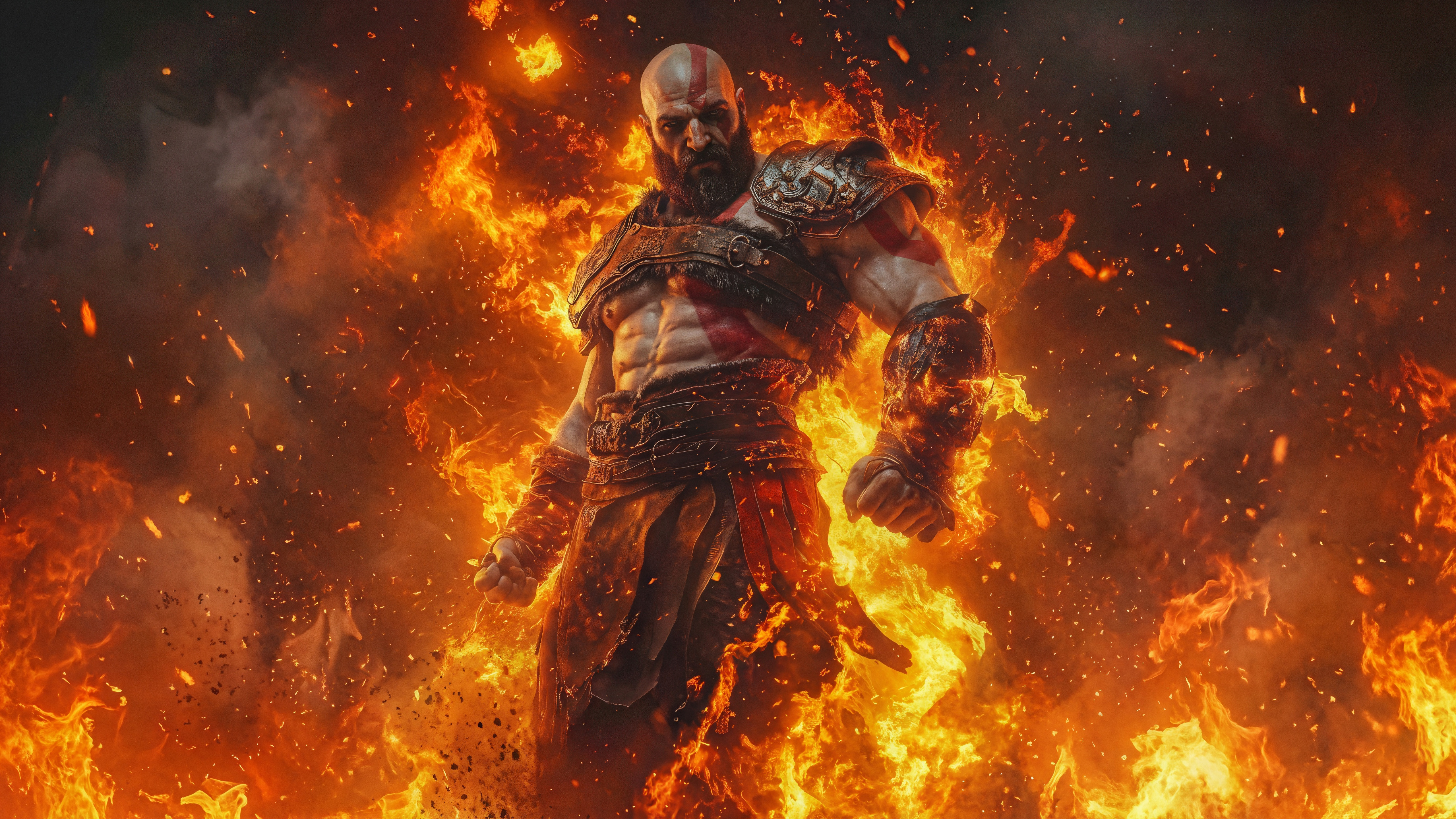 3840x2160 Kratos Dominates 4K ,HD 4k Wallpapers,Images,Backgrounds ...