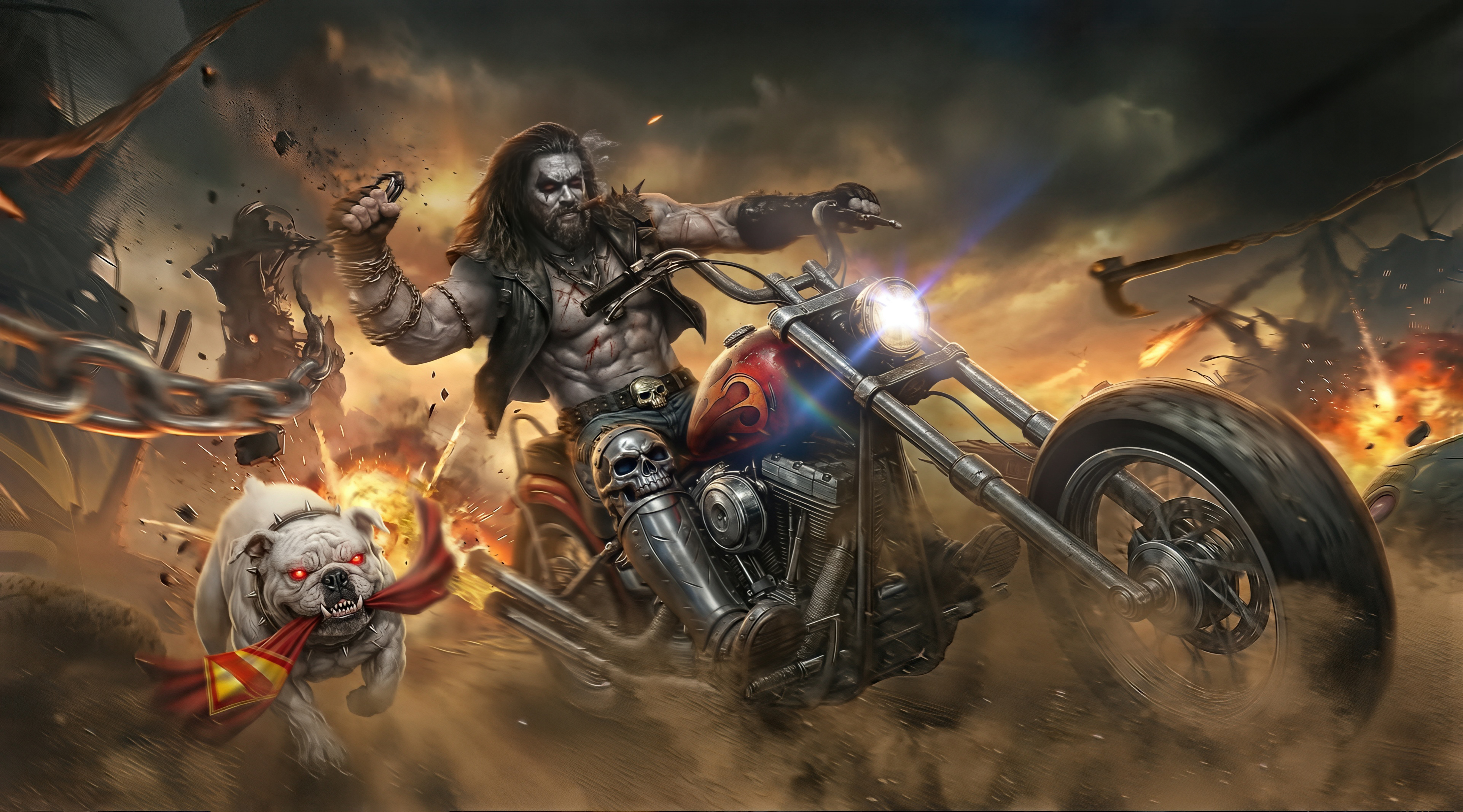 Lobo Jason Momoa Rogue Titan Wallpaper,HD Superheroes Wallpapers,4k ...