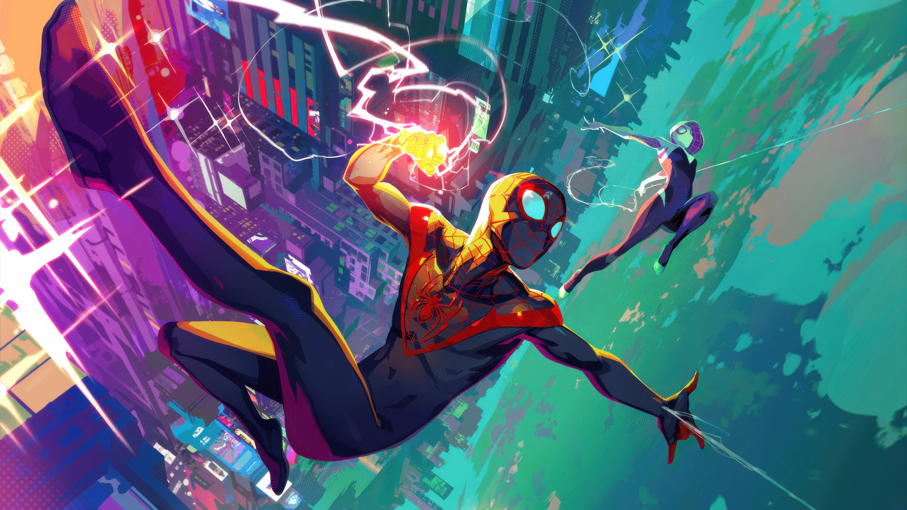 Magic The Gathering Amazing Miles Morales X Gwen Stacy Wallpaper,HD ...