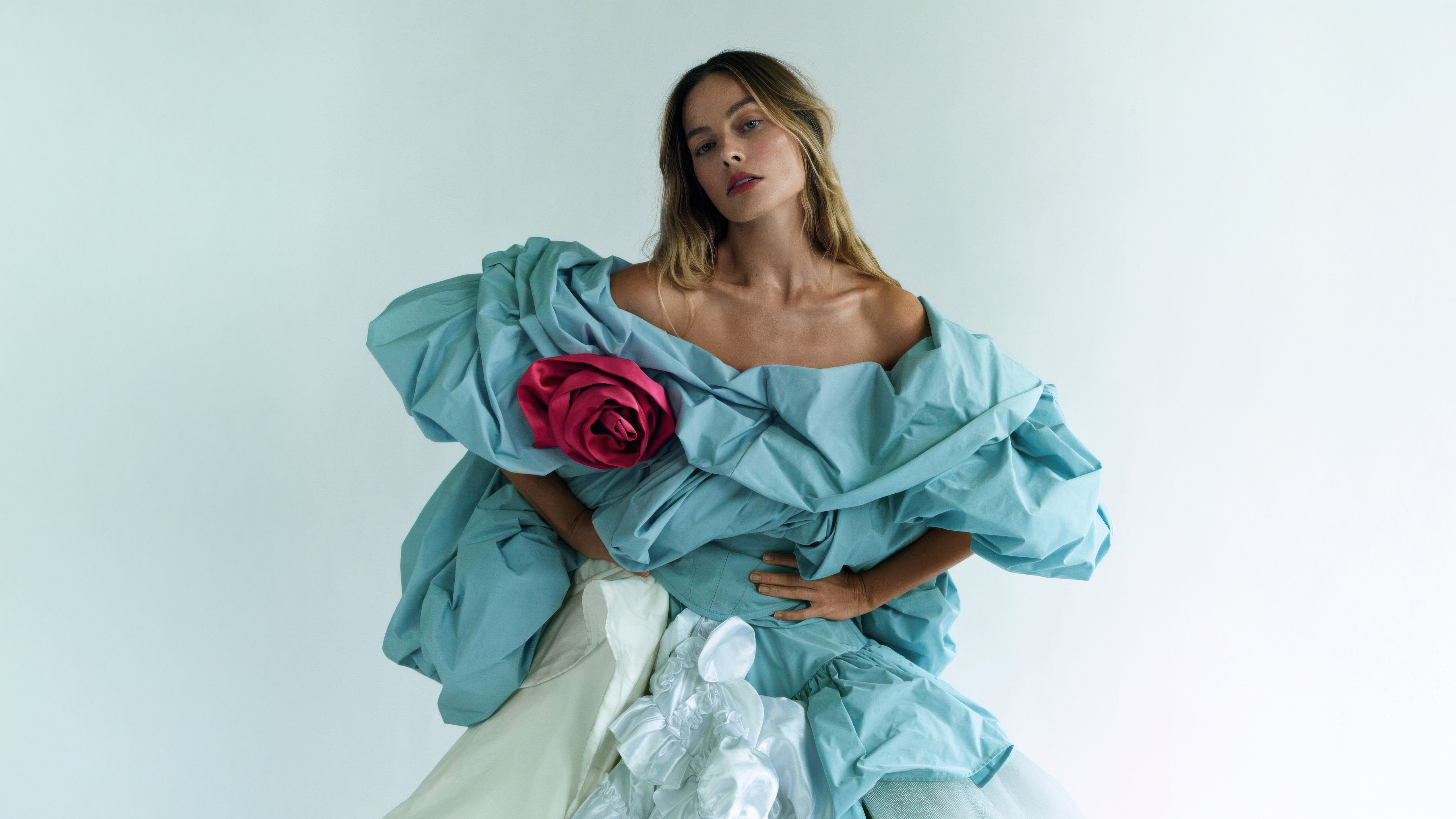 Margot Robbie For British Vogue 2026 Wallpaper,HD Celebrities ...