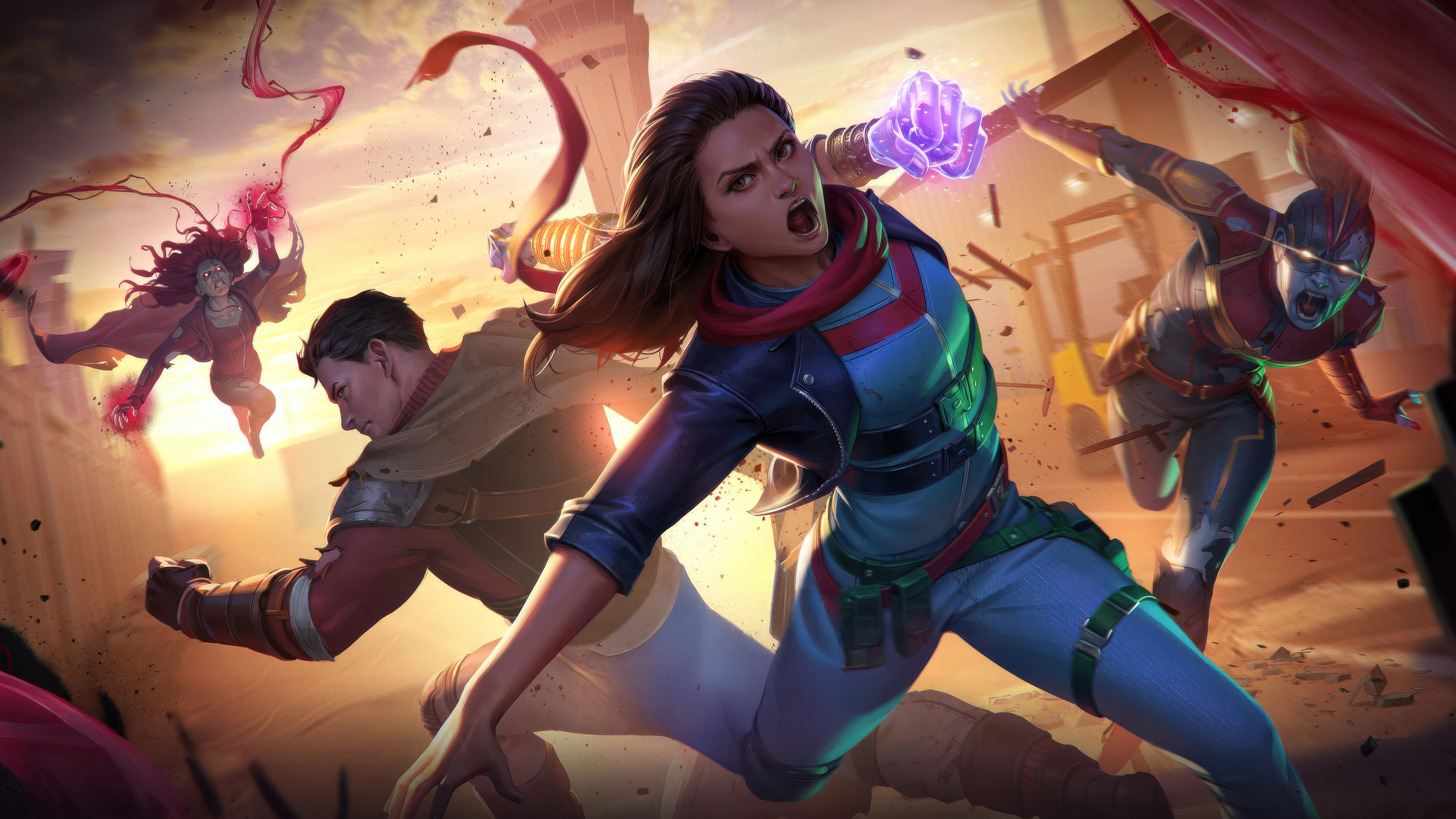 Marvel Future Fight Ft Marvel Zombies Wallpaper,HD Games Wallpapers,4k ...