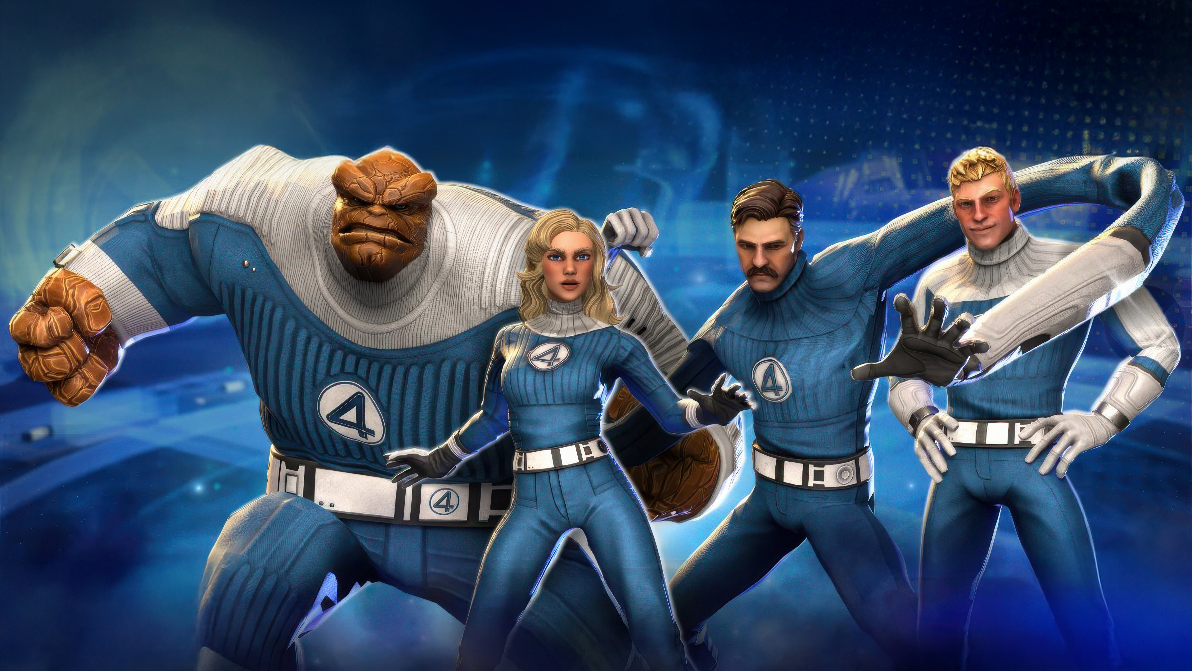 Marvel Strike Force The Fantastic Four First Steps Wallpaper,HD Games ...