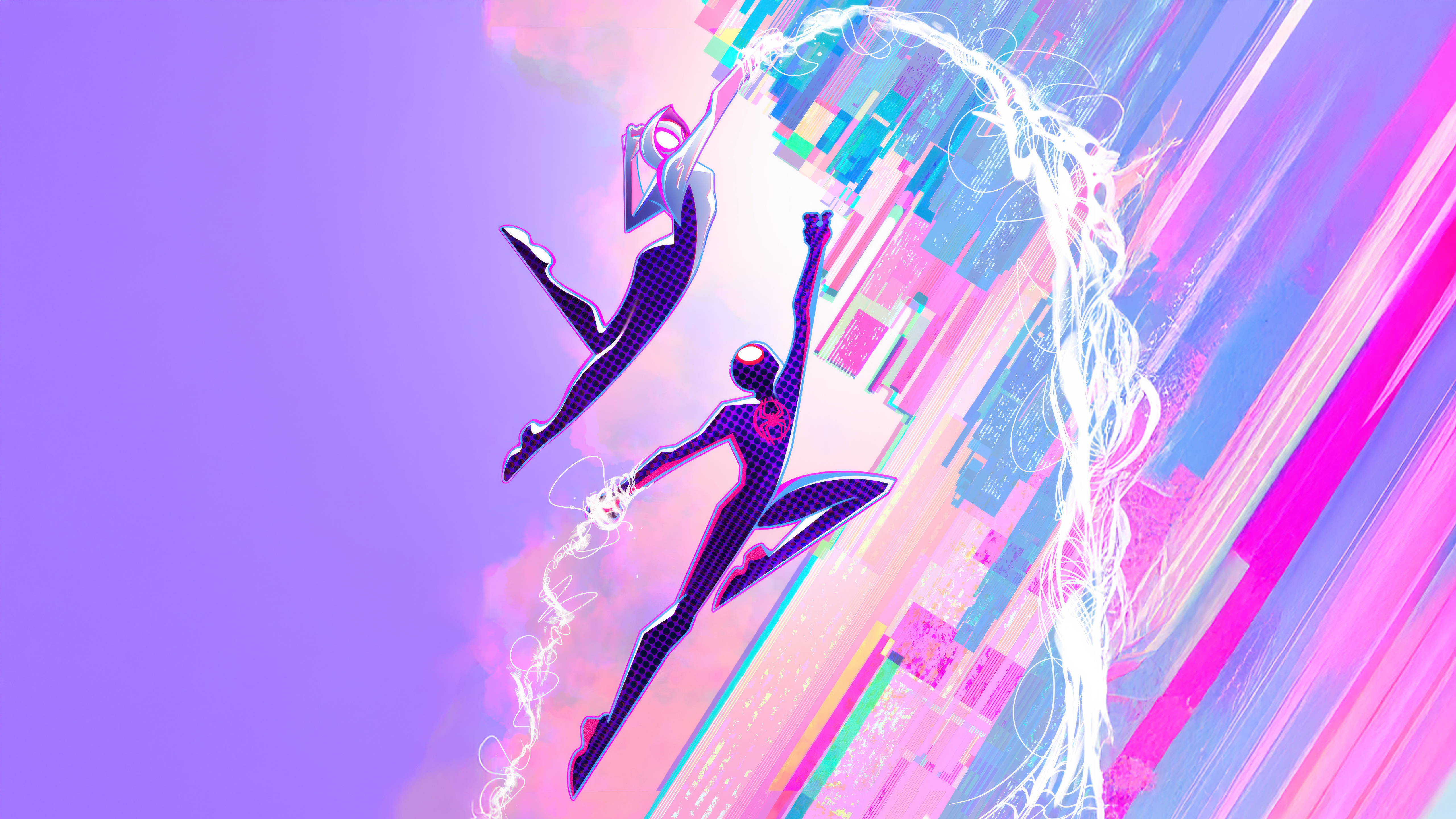 Miles Morales X Gwen Stacy Into New World Wallpaper,HD Superheroes Wallpapers,4k Wallpapers ...