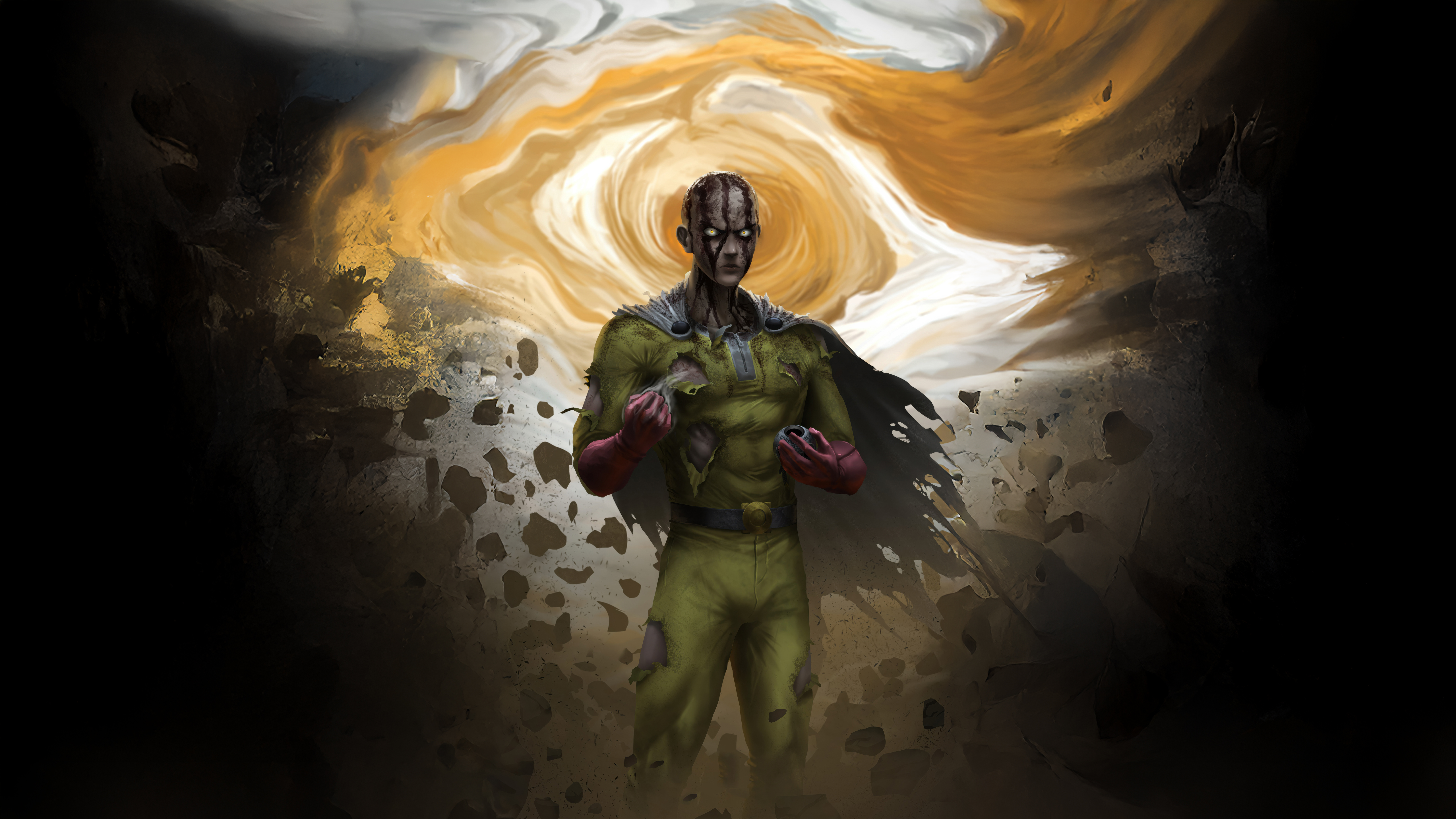 3840x2400 One Punch Legend Saitama The Invincible 4K ,HD 4k Wallpapers ...