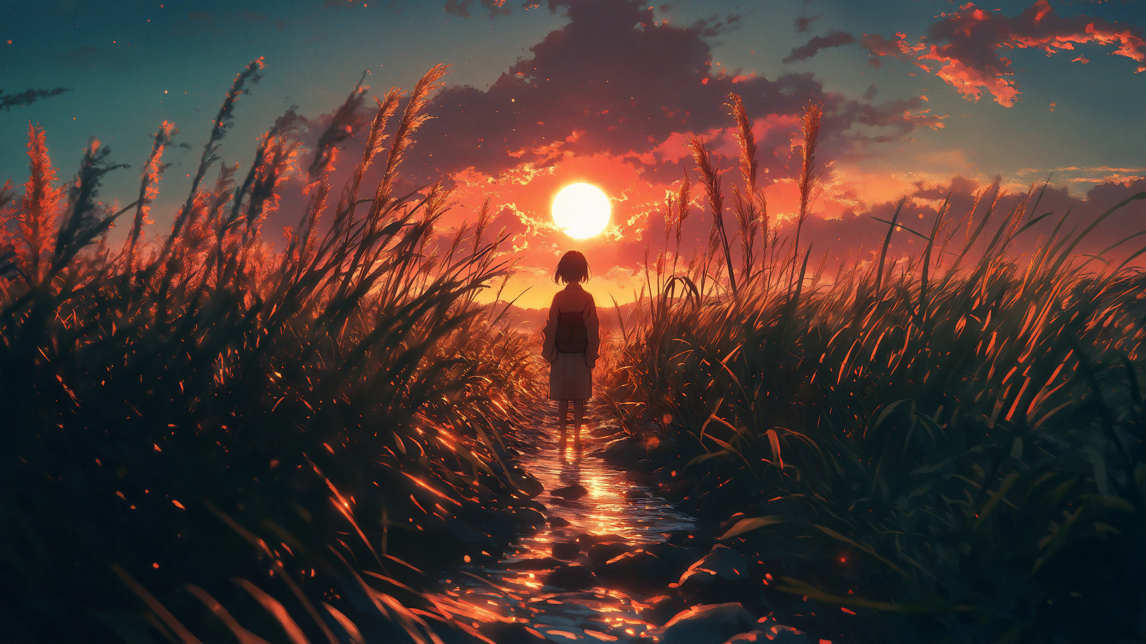 Peaceful Evening Stroll Wallpaper,HD Artist Wallpapers,4k Wallpapers,Images,Backgrounds,Photos ...