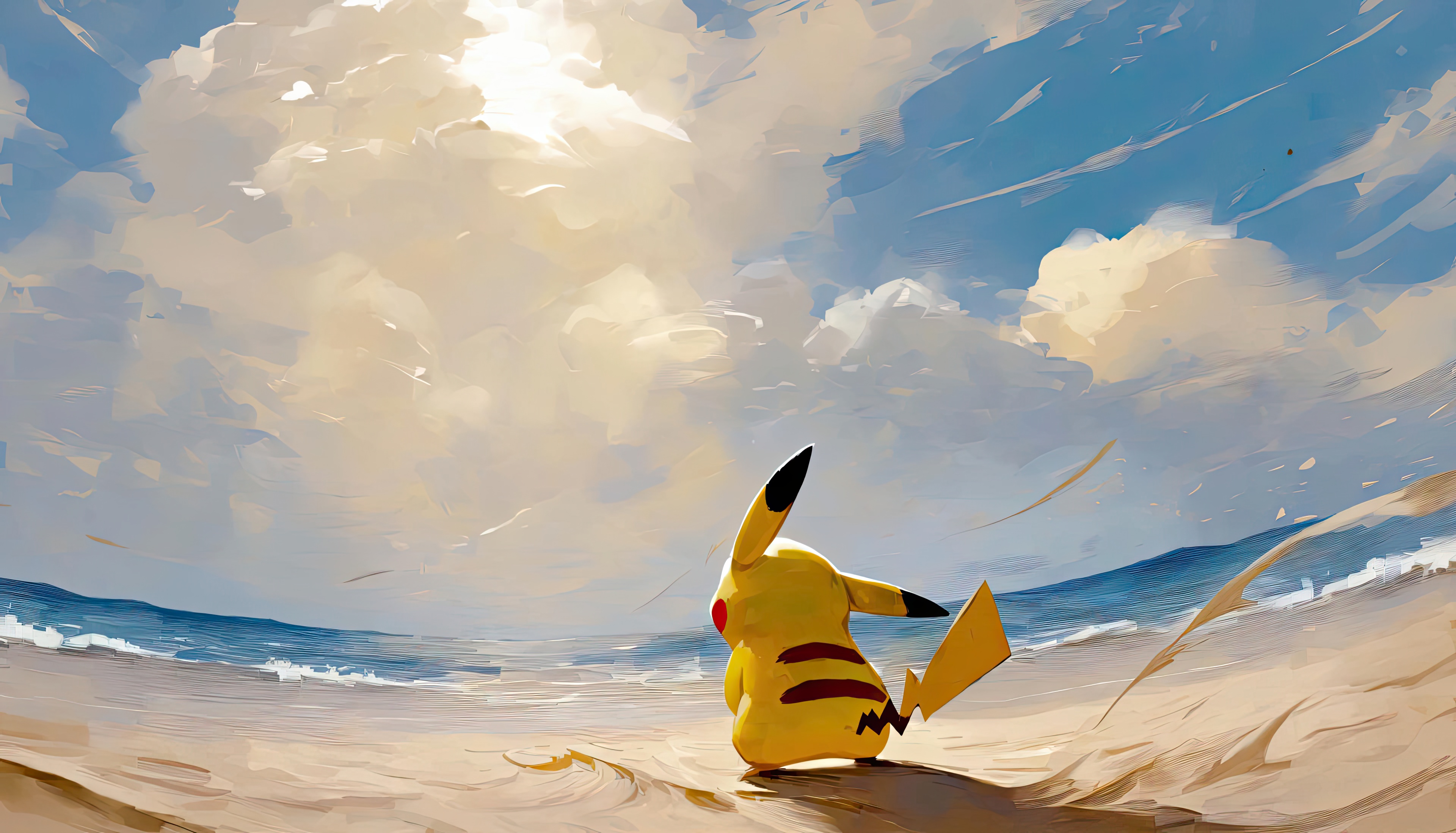 Pikachu Beyond The Horizon Wallpaper,HD Anime Wallpapers,4k Wallpapers ...