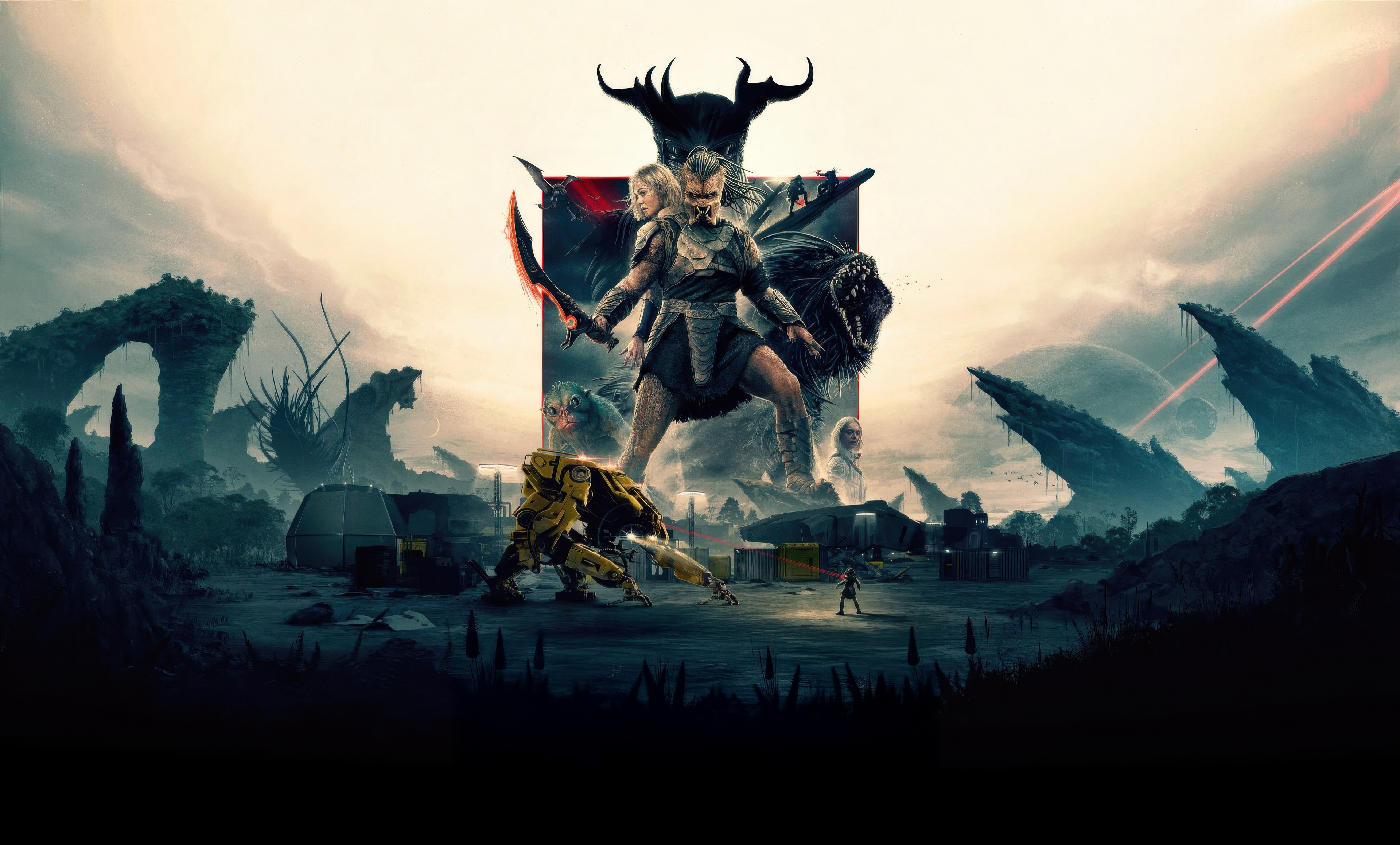 240x400 Predator Badlands 4k 2025 Acer E100,Huawei,Galaxy S Duos,LG 8575 Android ,HD 4k ...