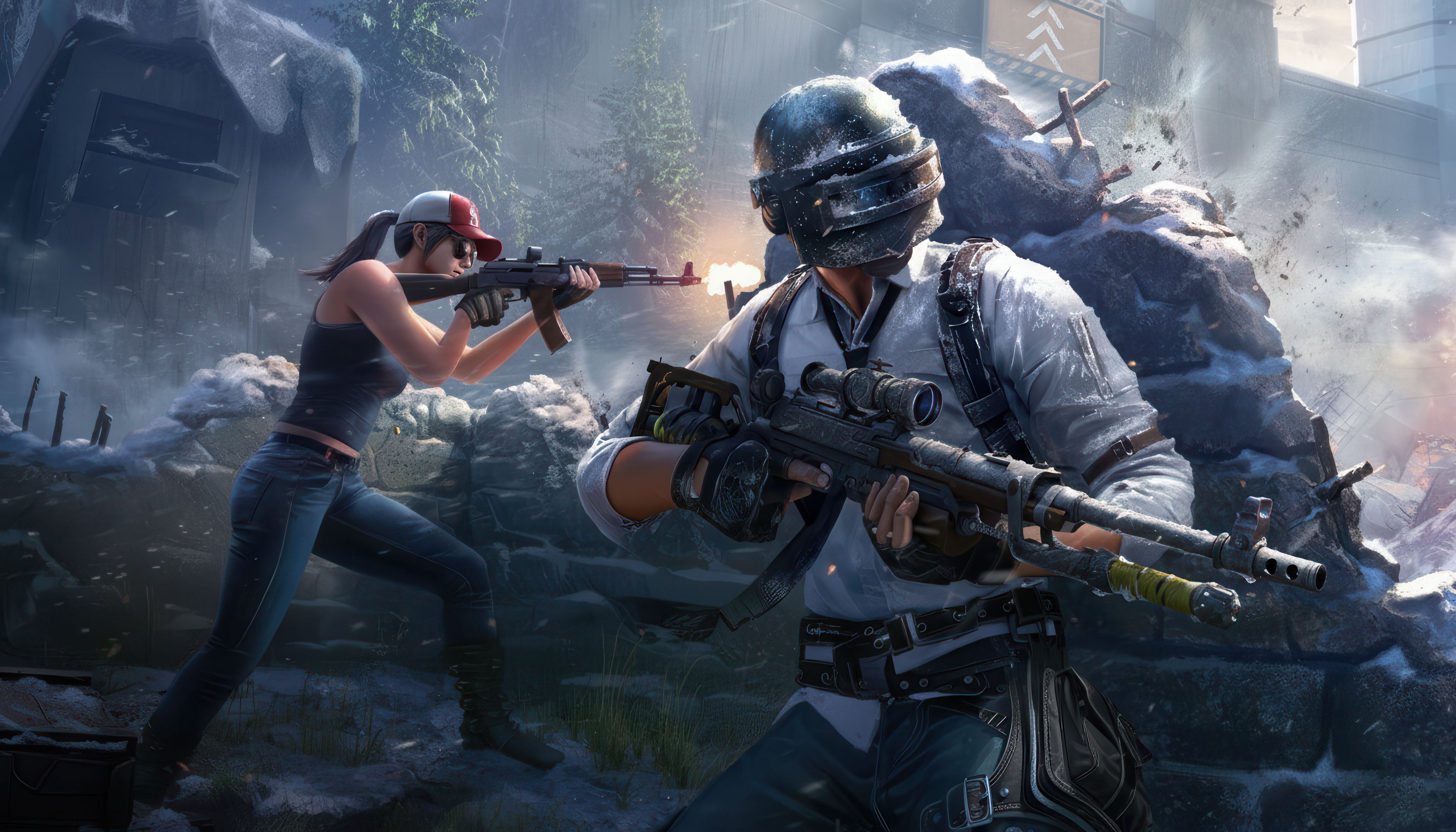 Pubg Mobile Snow Theme Wallpaper,HD Games Wallpapers,4k Wallpapers ...