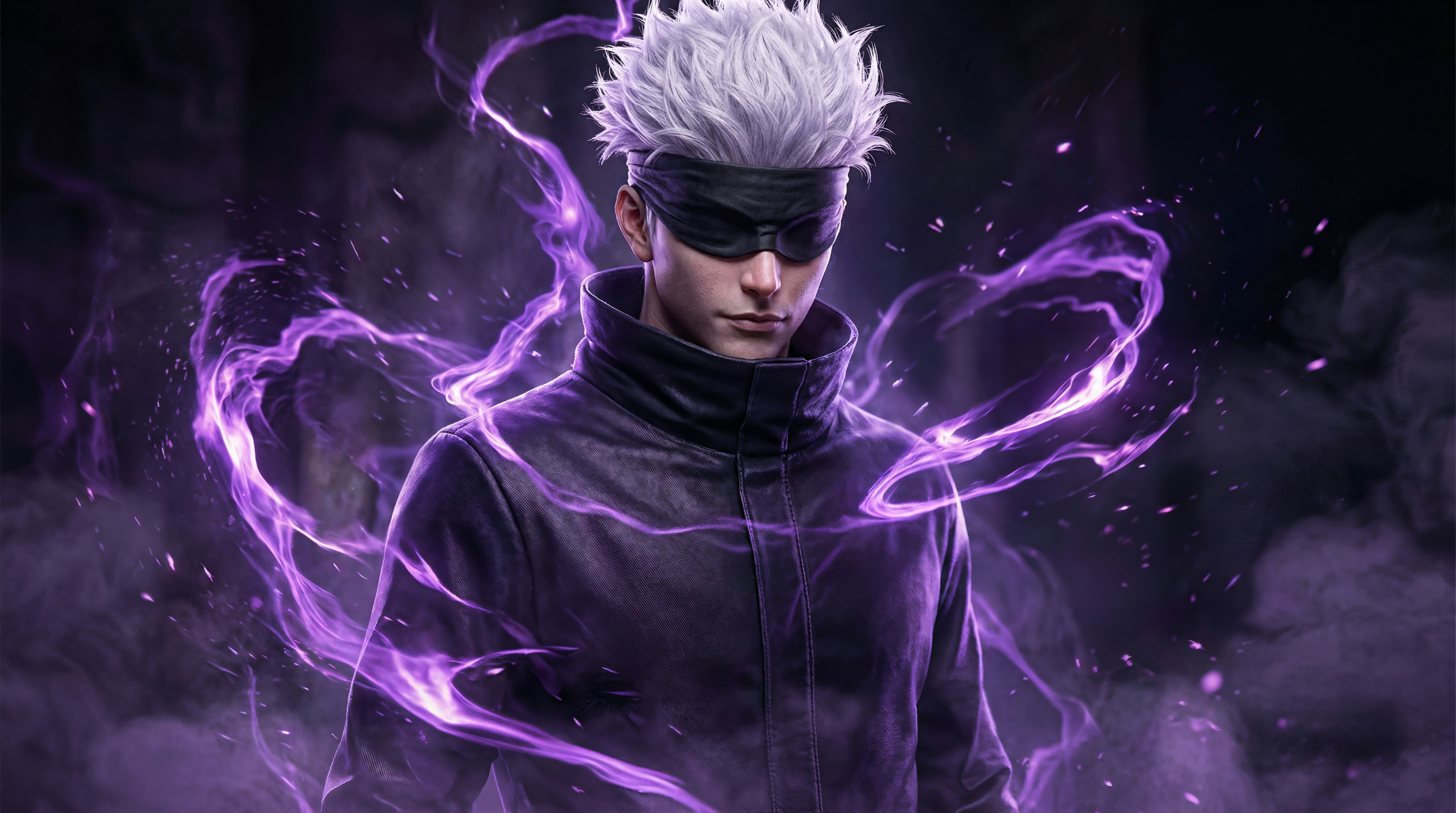 Satoru Gojo Emphasizes His Strength Wallpaper,HD Anime Wallpapers,4k ...