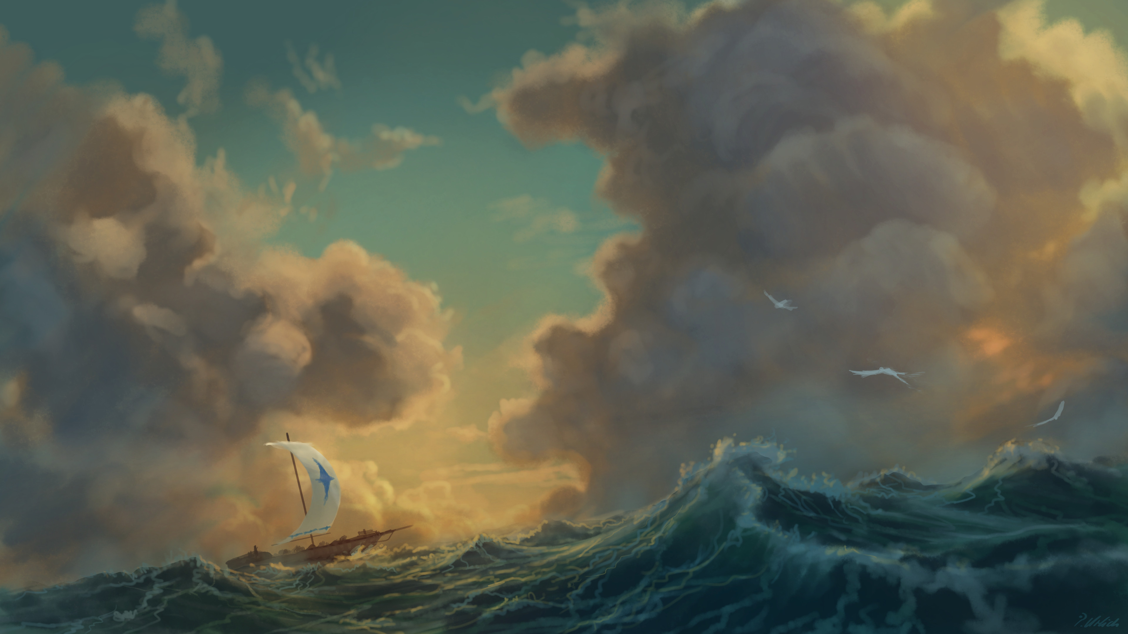 Sea Ship Wallpaper,HD Artist Wallpapers,4k Wallpapers,Images ...