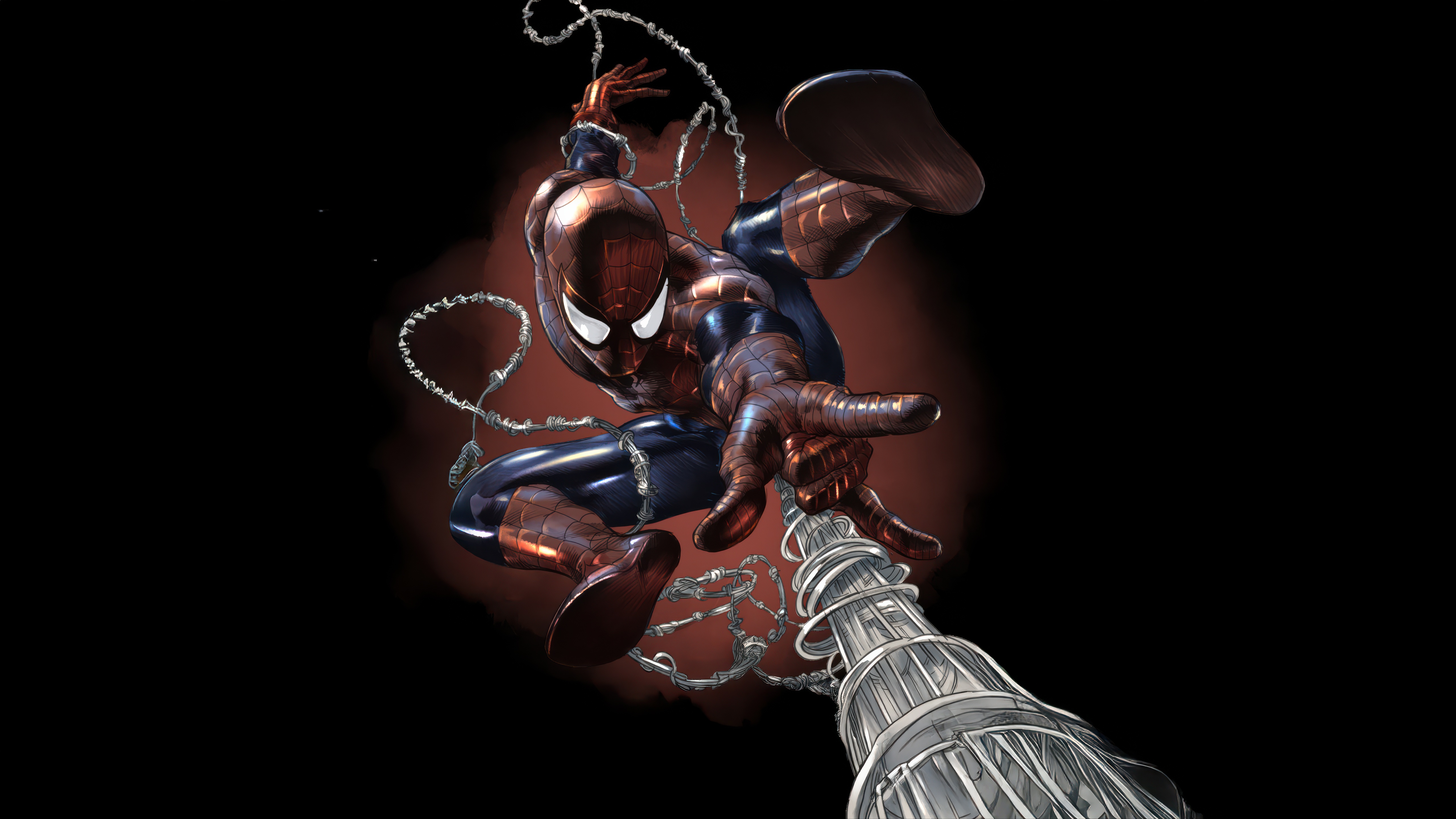 Spiderman Sky High Hero Wallpaper,HD Superheroes Wallpapers,4k ...