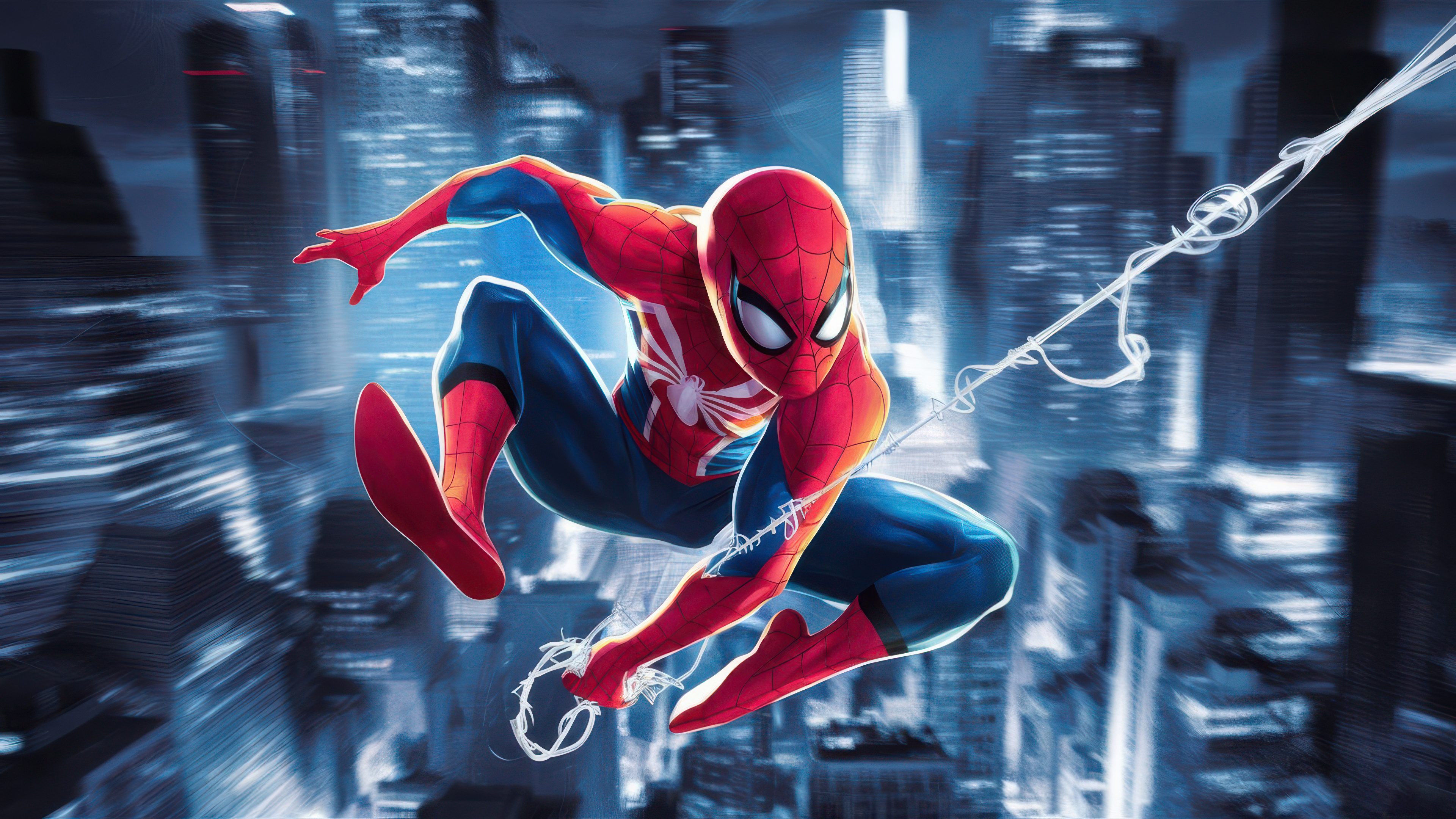 Spiderman To The Rescue Mission Wallpaper,HD Superheroes Wallpapers,4k Wallpapers,Images ...