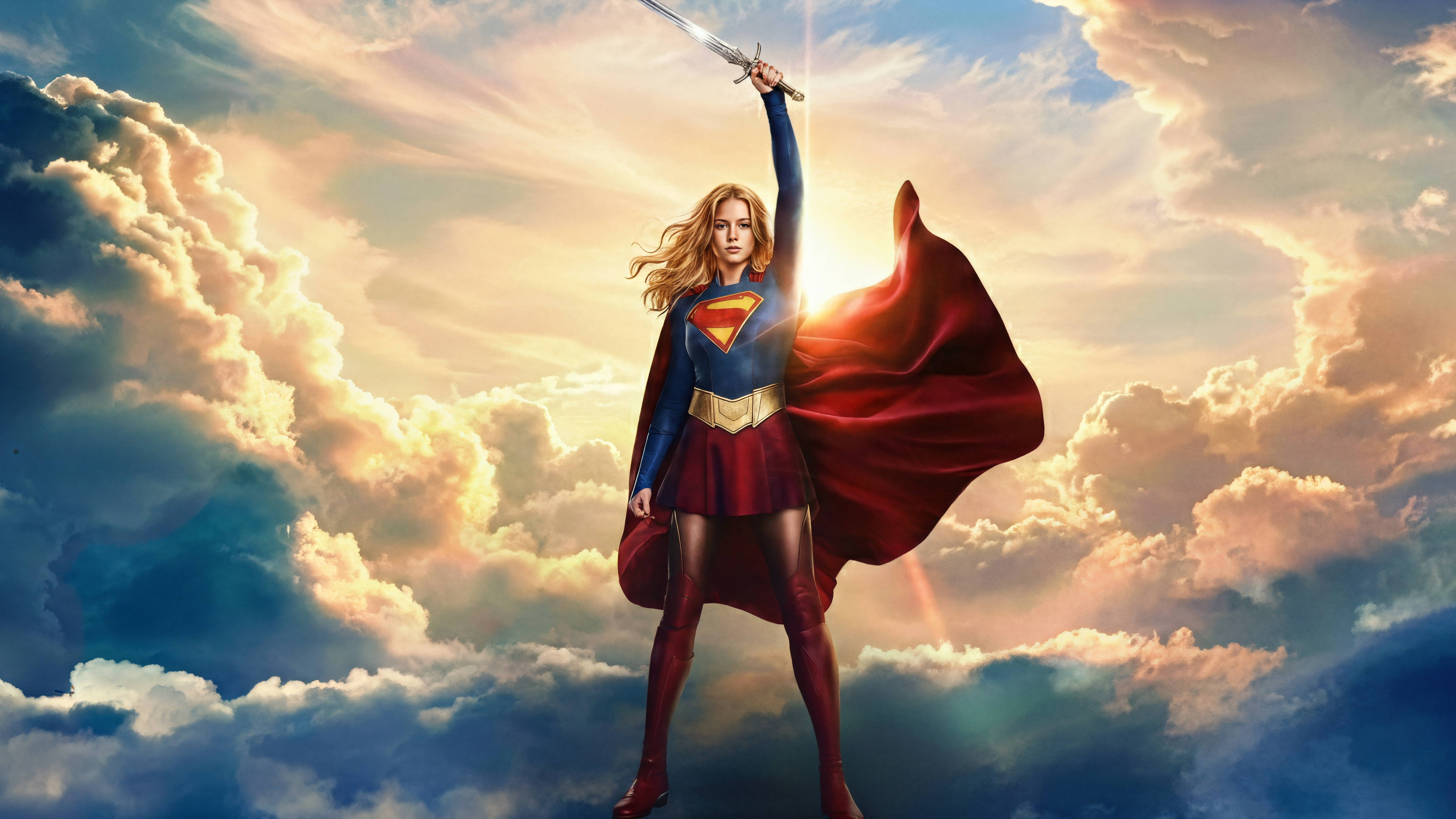 Supergirl Hope Takes Flight Wallpaper,HD Superheroes Wallpapers,4k ...