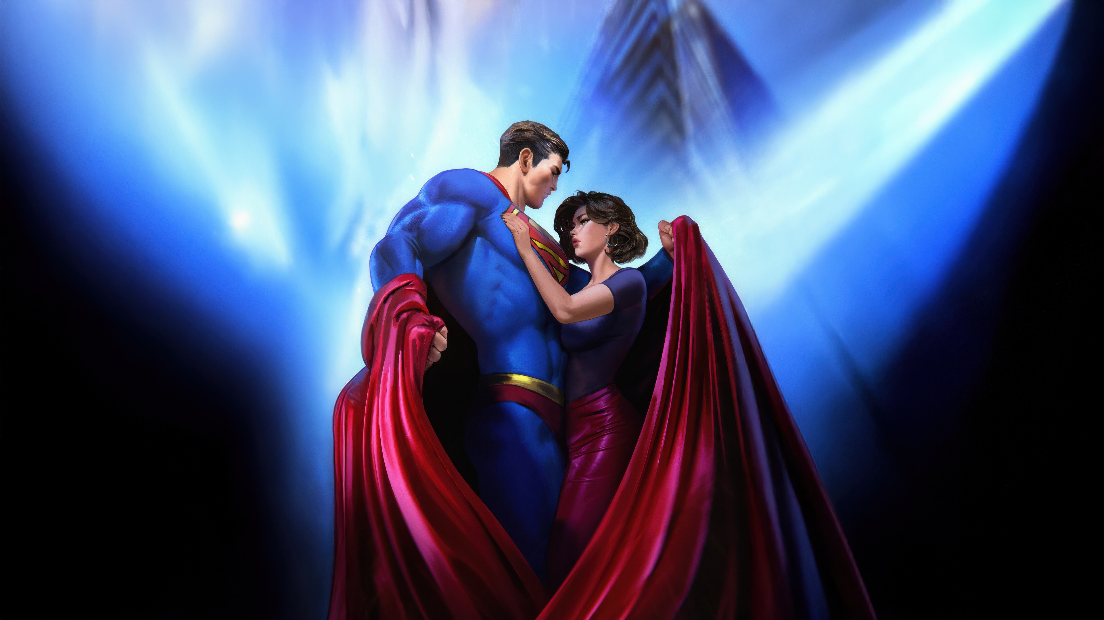 Superman And Lois Love Beyond The Stars Wallpaper,HD Superheroes Wallpapers,4k Wallpapers,Images ...