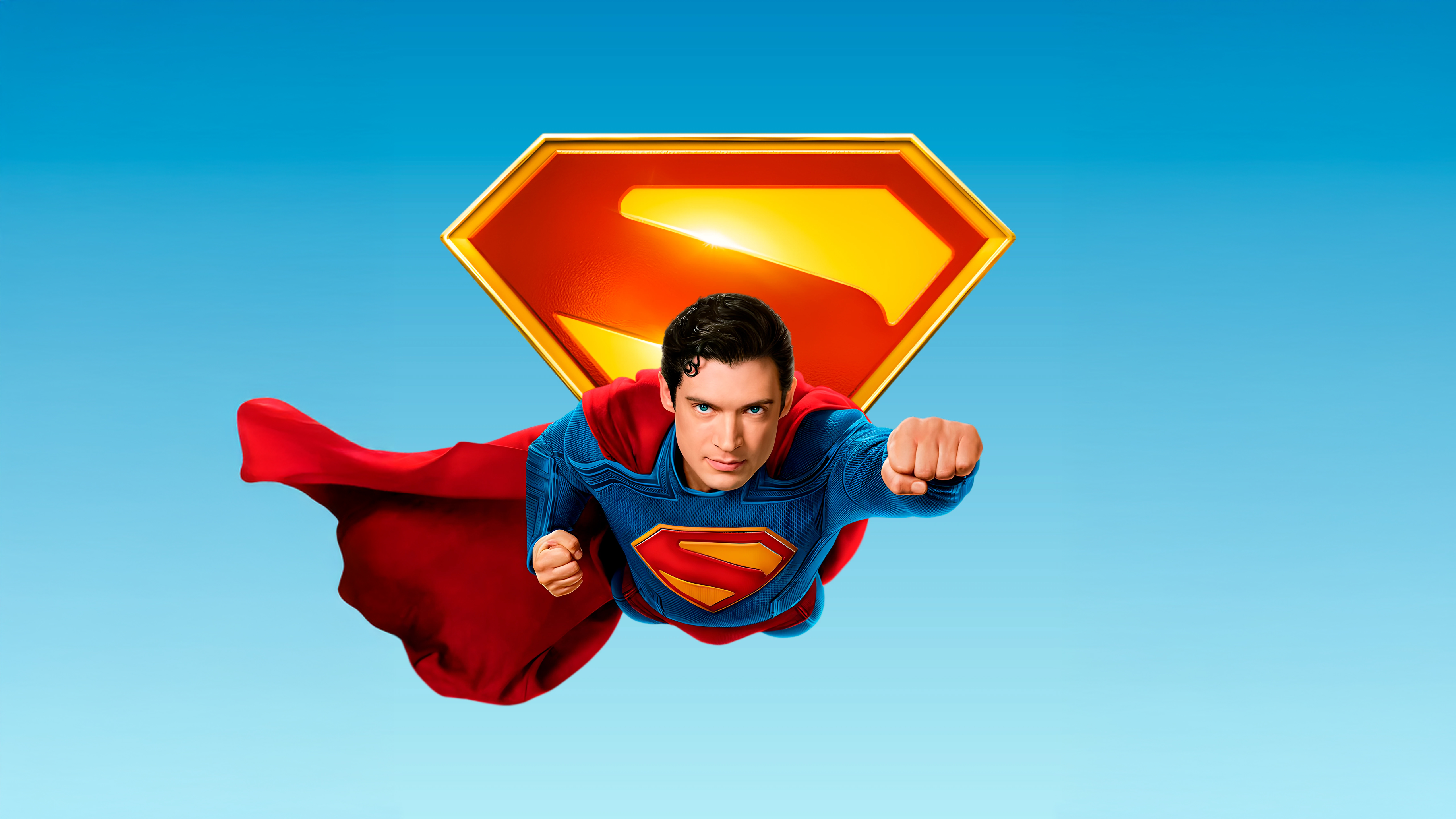 Superman Crimson Cape Hero Rising Wallpaper,HD Superheroes Wallpapers ...