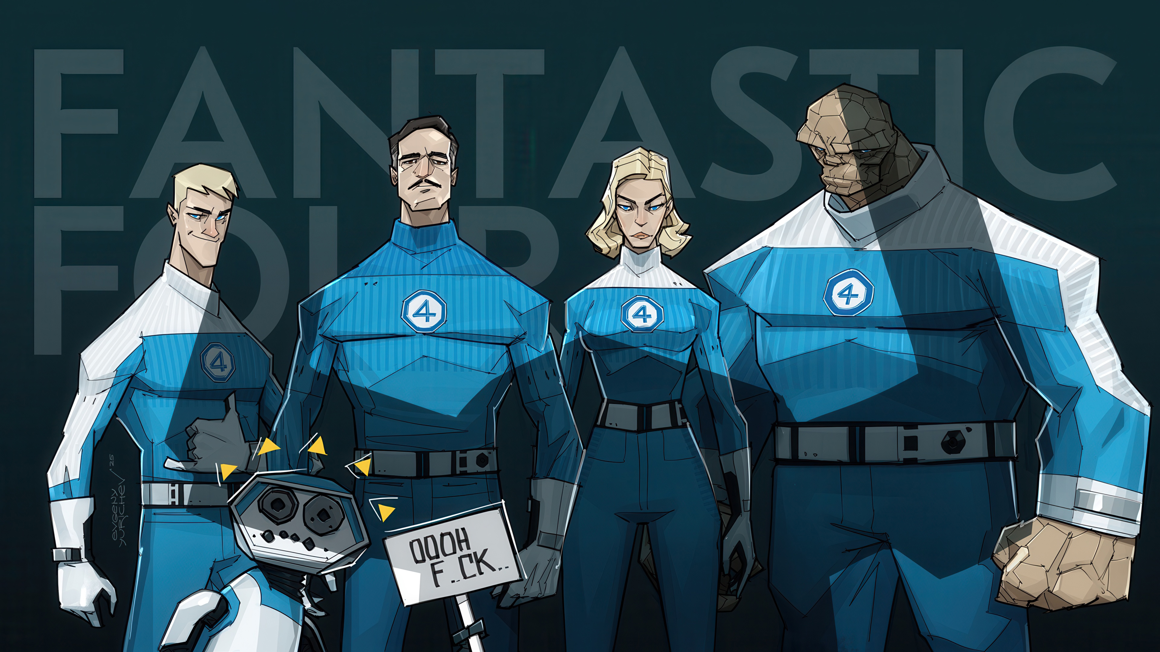 The Fantastic Four First Steps Fan Made Wallpaper,HD Superheroes ...