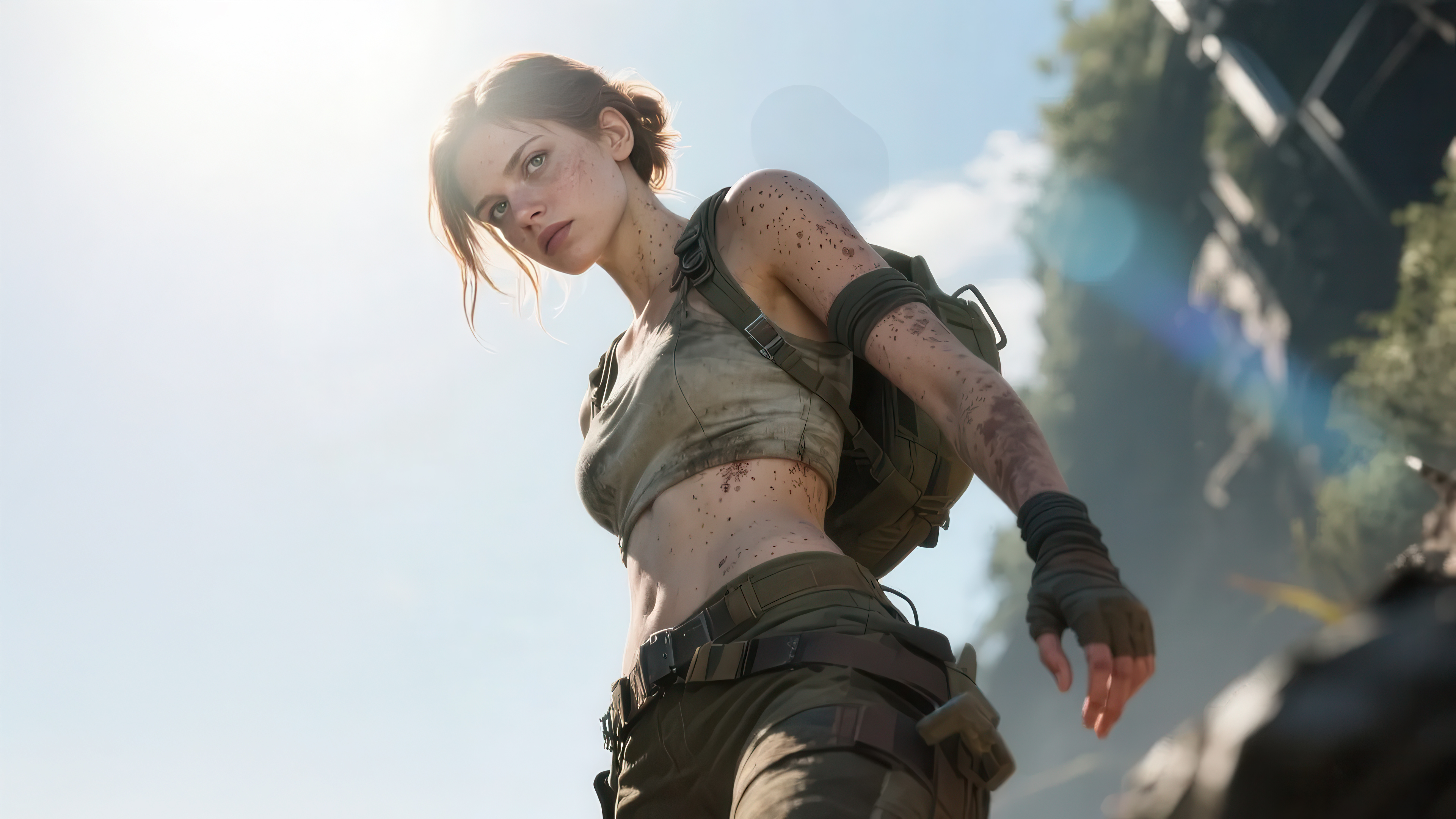 The Fearless Girl Brave Explorer Wallpaper,HD Artist Wallpapers,4k ...