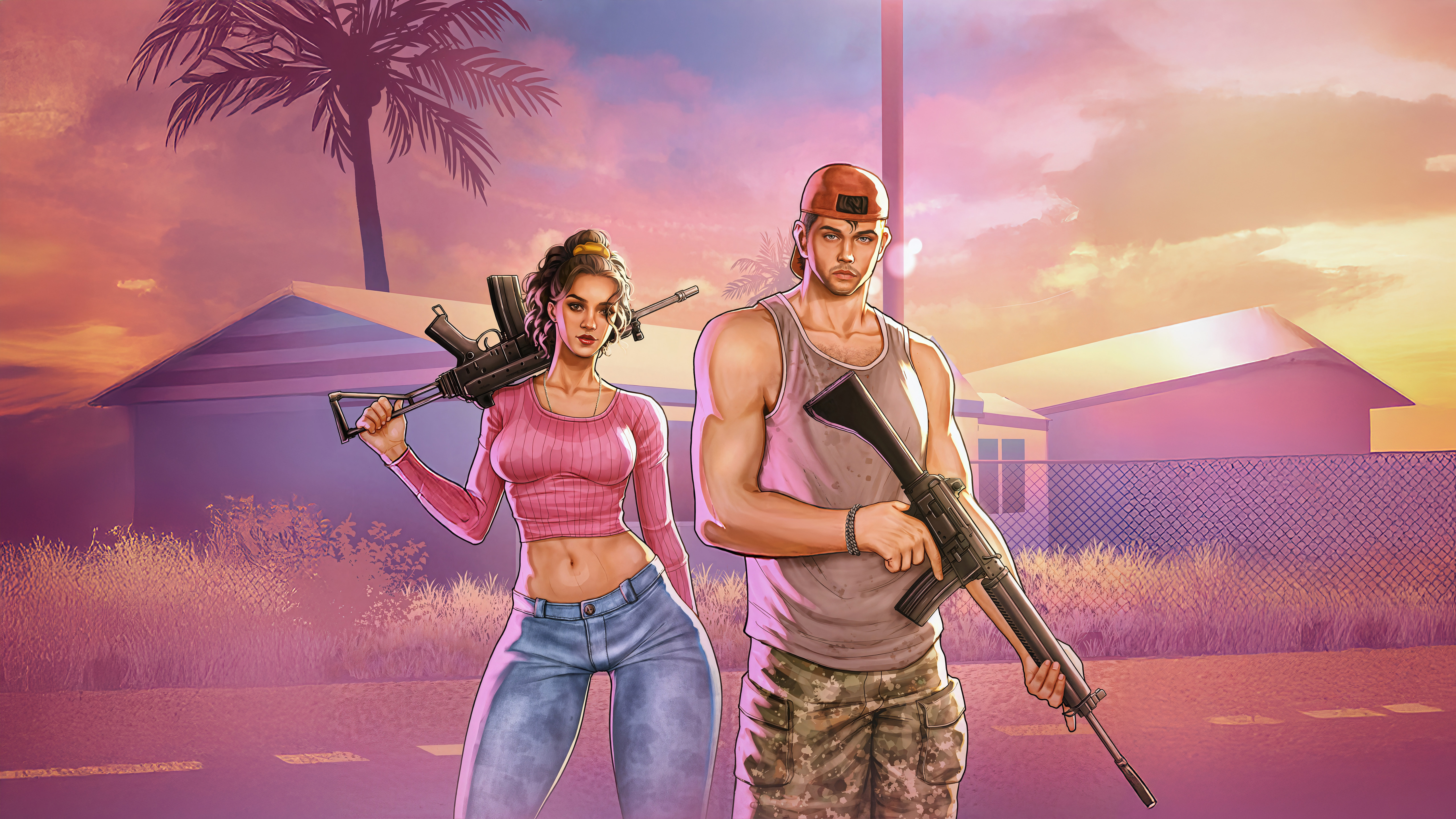 The Rise Of Jason And Lucia Gta 6 Wallpaper,HD Games Wallpapers,4k ...