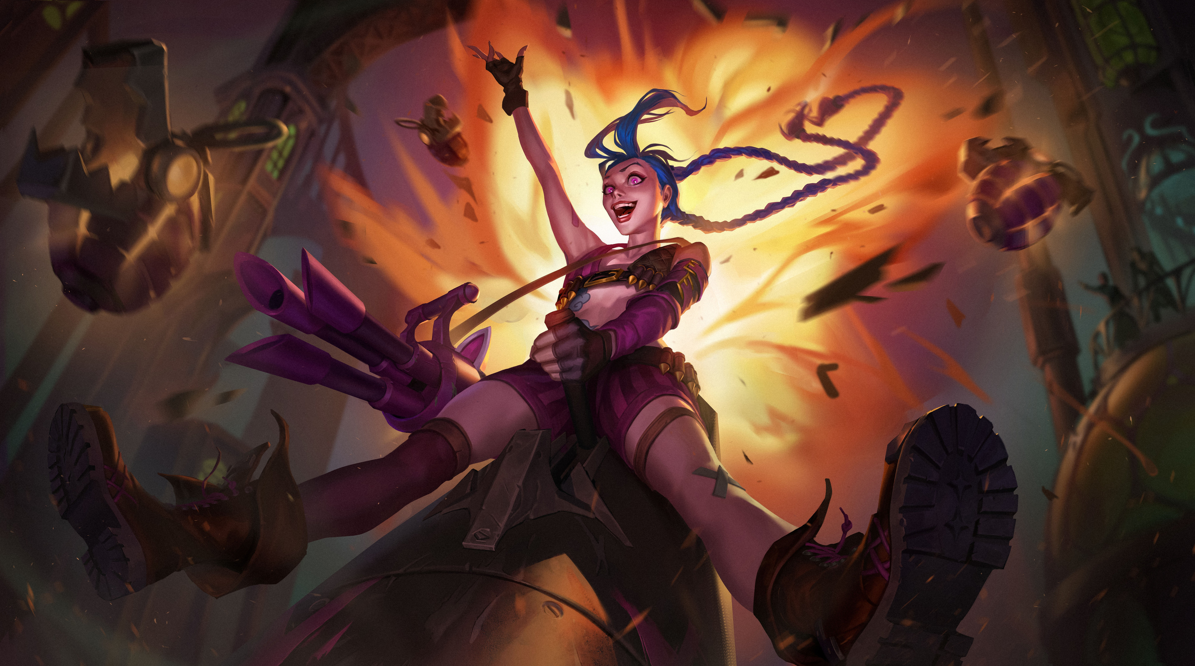 The Rise Of Jinx Journey Begins Here Wallpaper,HD Games Wallpapers,4k Wallpapers,Images ...
