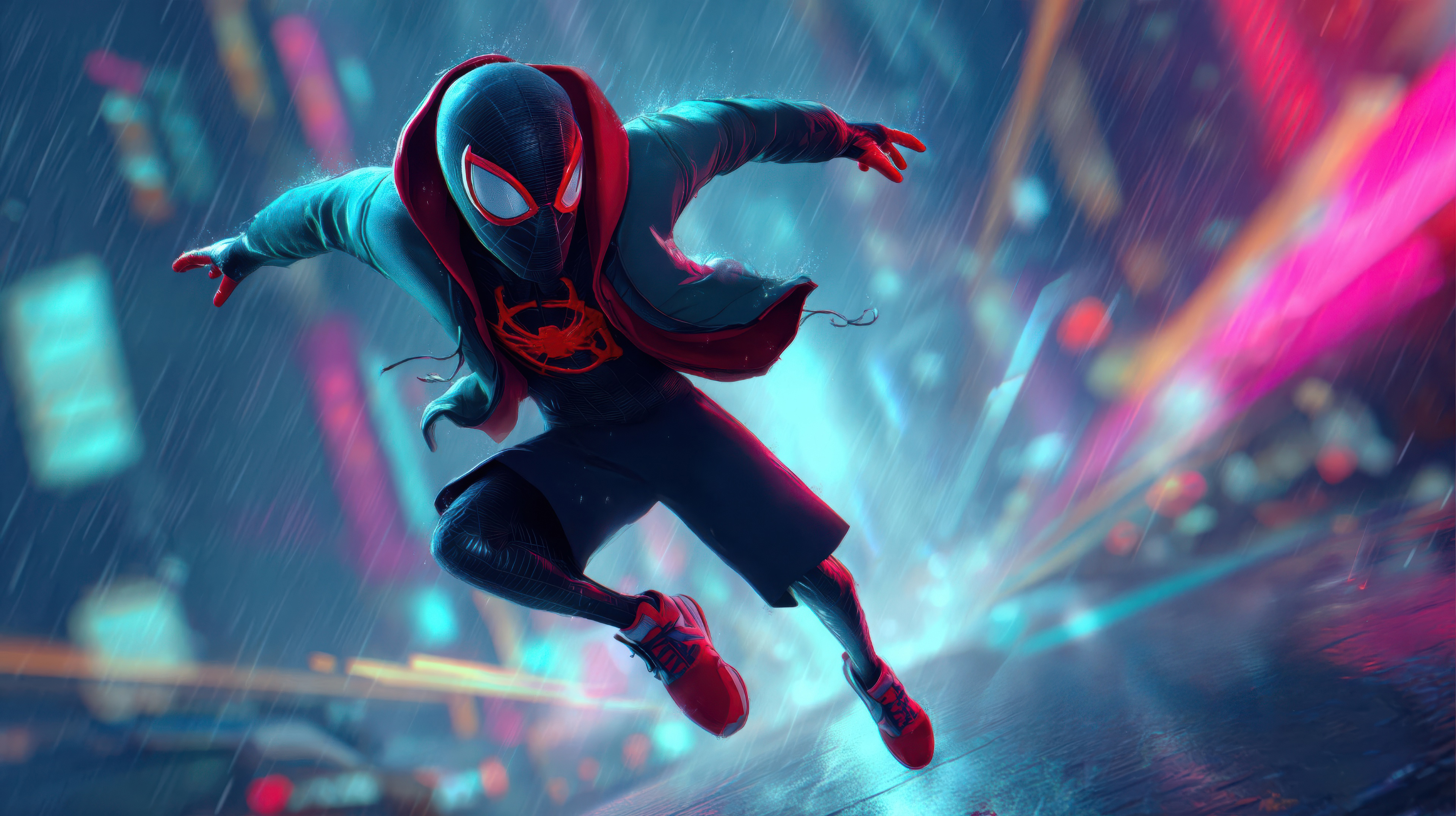 The Unstoppable Force Miles Morales 4k Wallpaper,HD Superheroes ...