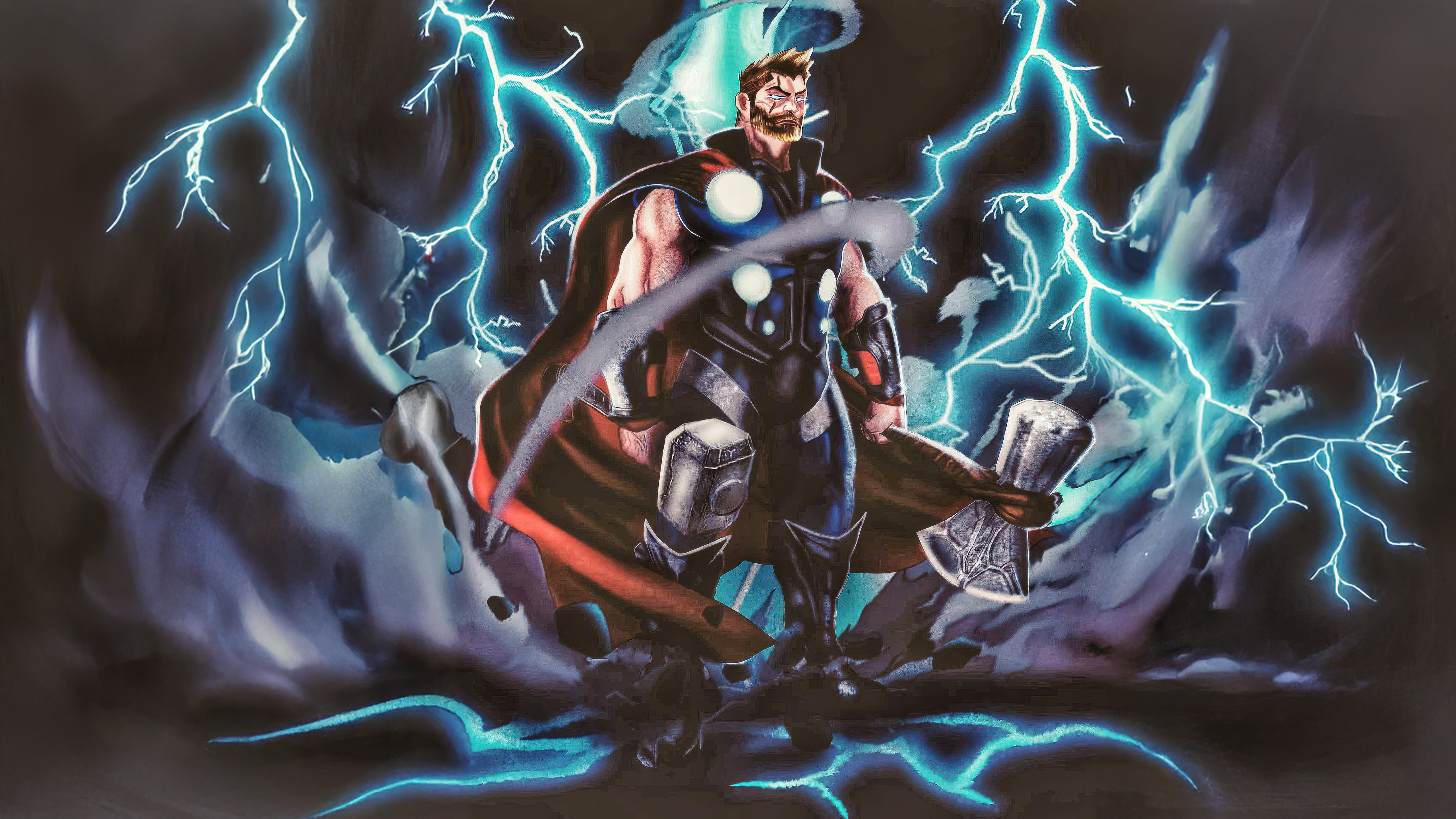 Thor Legendary Protector Wallpaper,HD Superheroes Wallpapers,4k ...