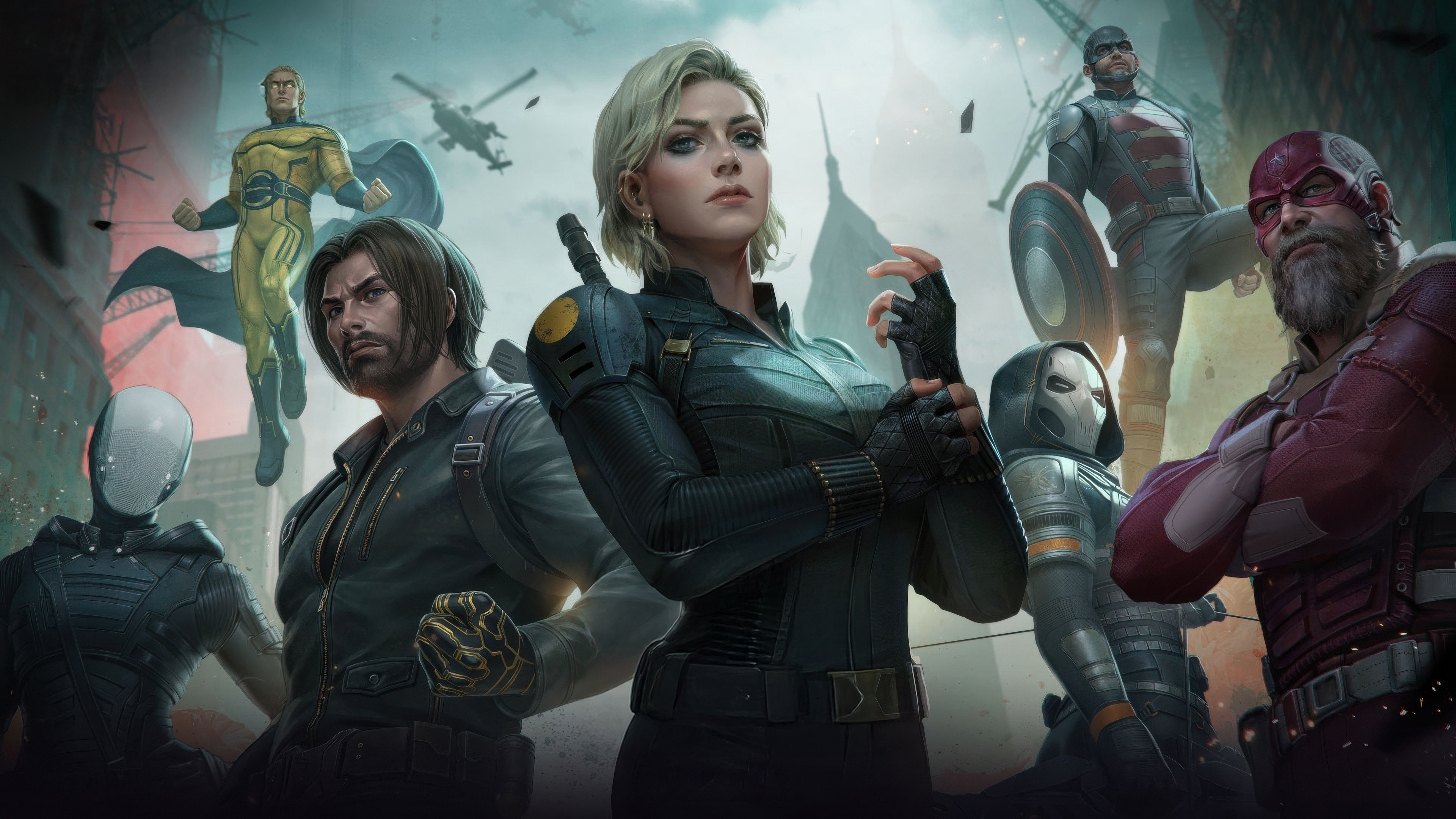 Thunderbolts X Marvel Contest Of Champions Wallpaper,HD Games ...