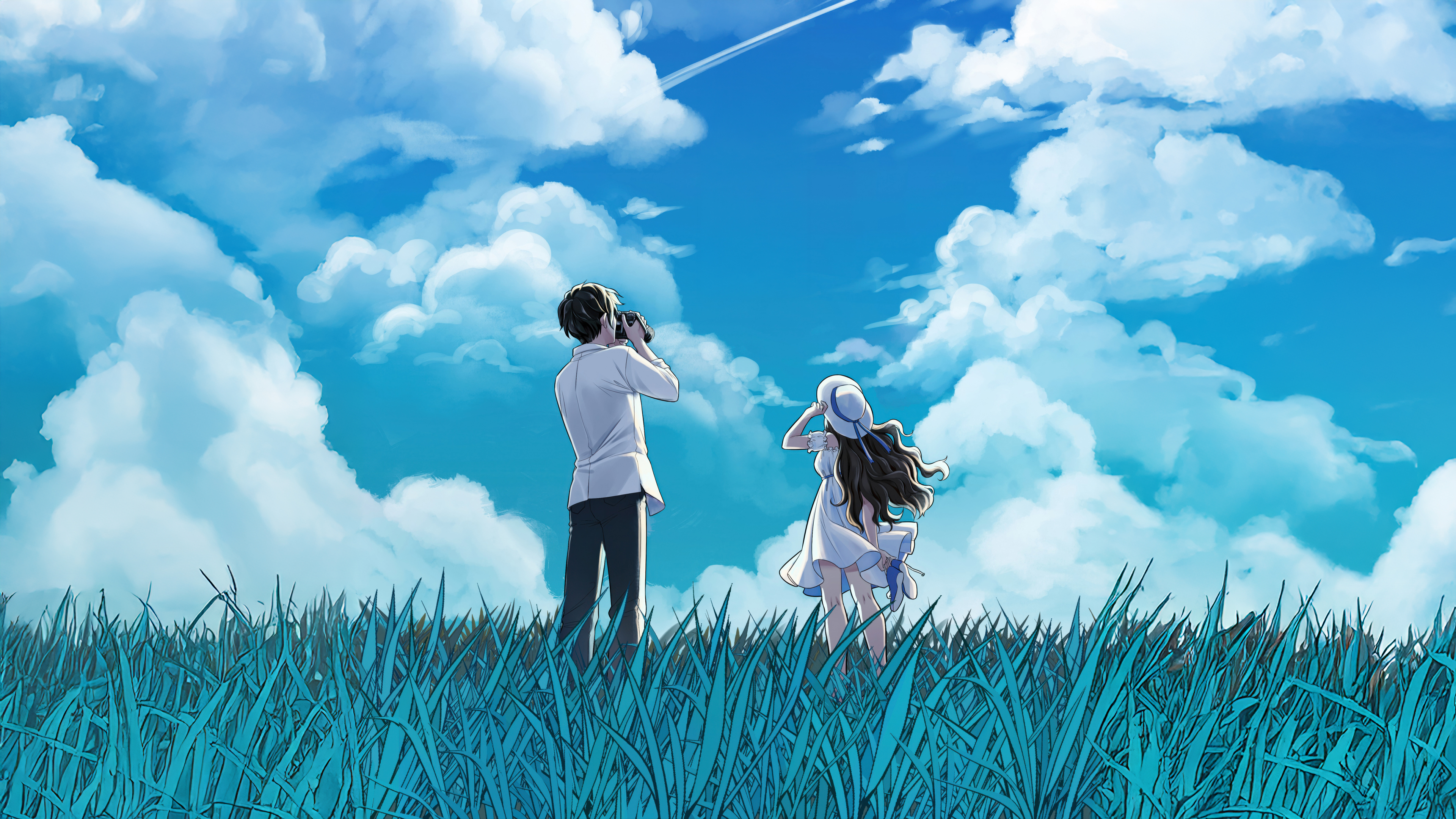 Together Beneath The Soft Skies Wallpaper,HD Artist Wallpapers,4k Wallpapers,Images,Backgrounds ...