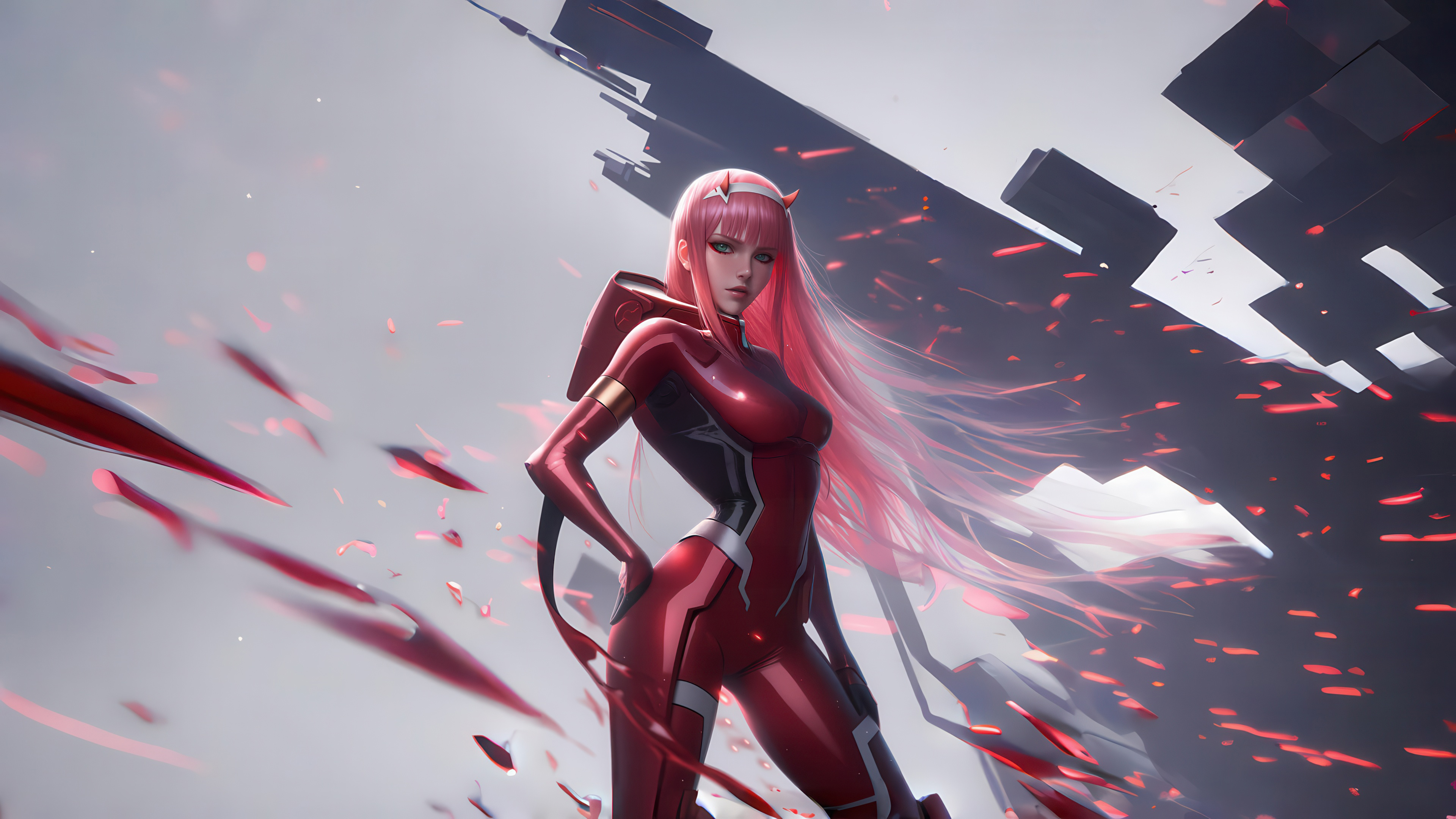 Zero Two Darling Cyber Warrior Wallpaper,HD Anime Wallpapers,4k ...